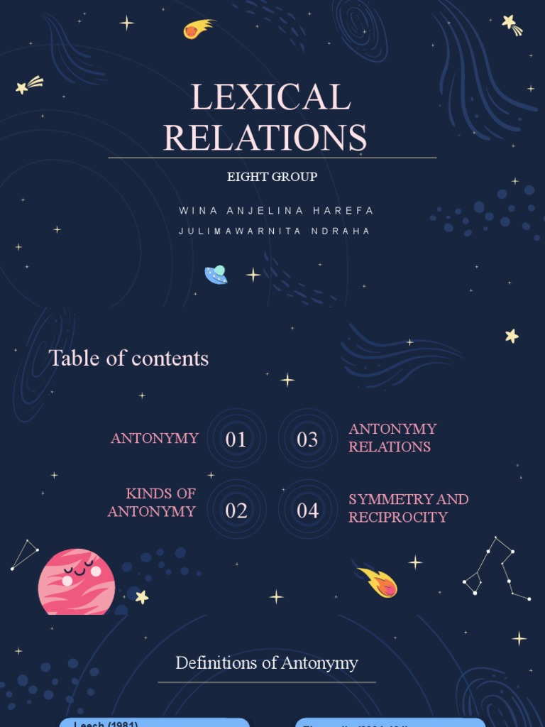 Understanding Antonymy Types | PDF