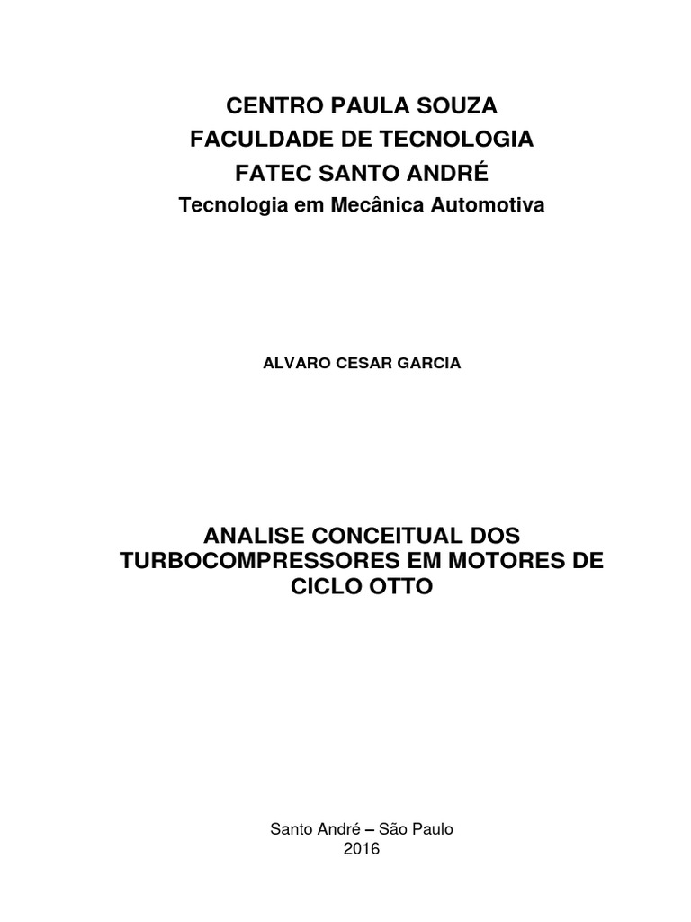 TCC351 | PDF | Motores | Motor de Combustão interna