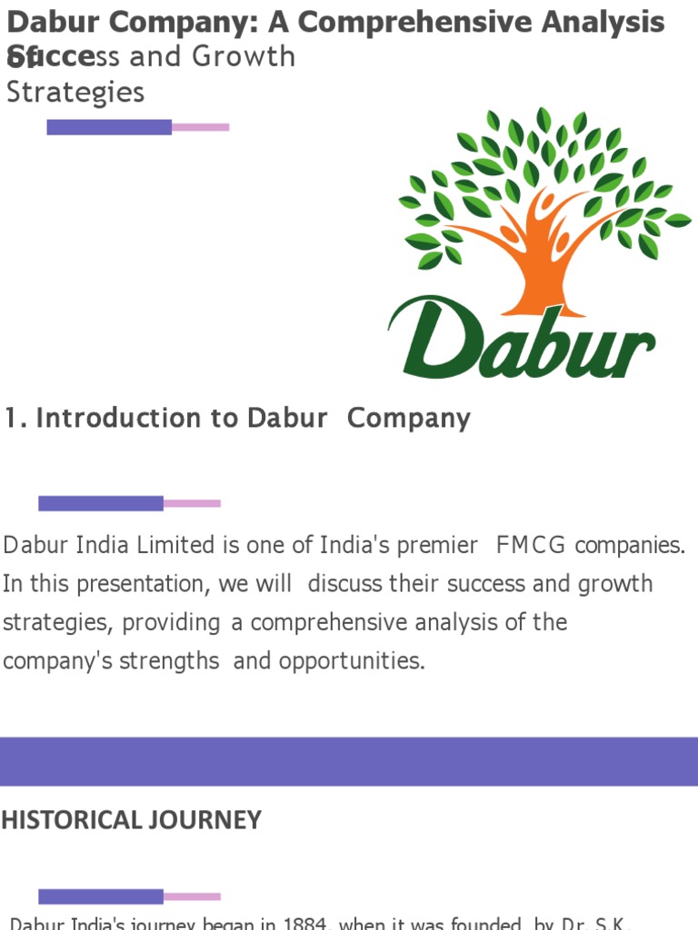 Dabur Company A Comprehensive Analysis of Success and Growth Strategies ...