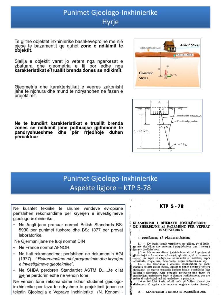 Leksion 1 - Gjeologjia e Aplikuar - MSH - GJEOTEKNIKE PDF | PDF