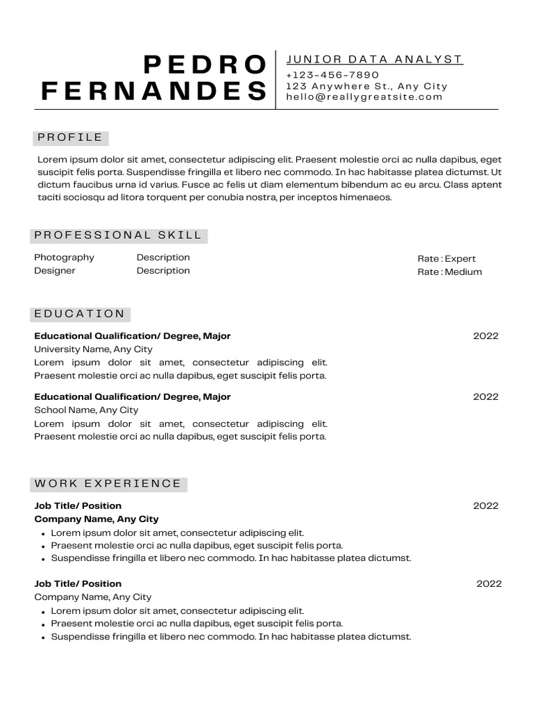 Resume PDF | PDF