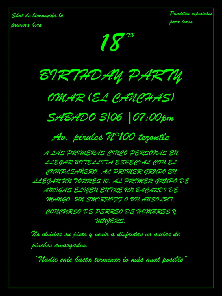 Birthday Party PDF | PDF