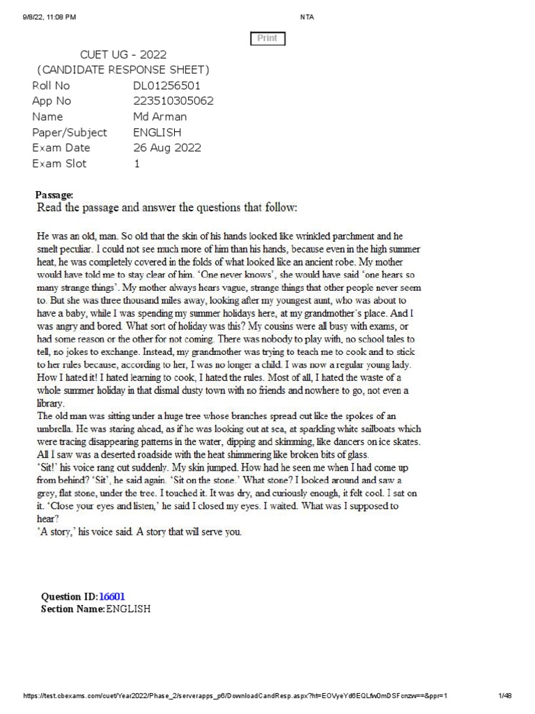 NTA - Print | Download Free PDF | Tests | Qualifications