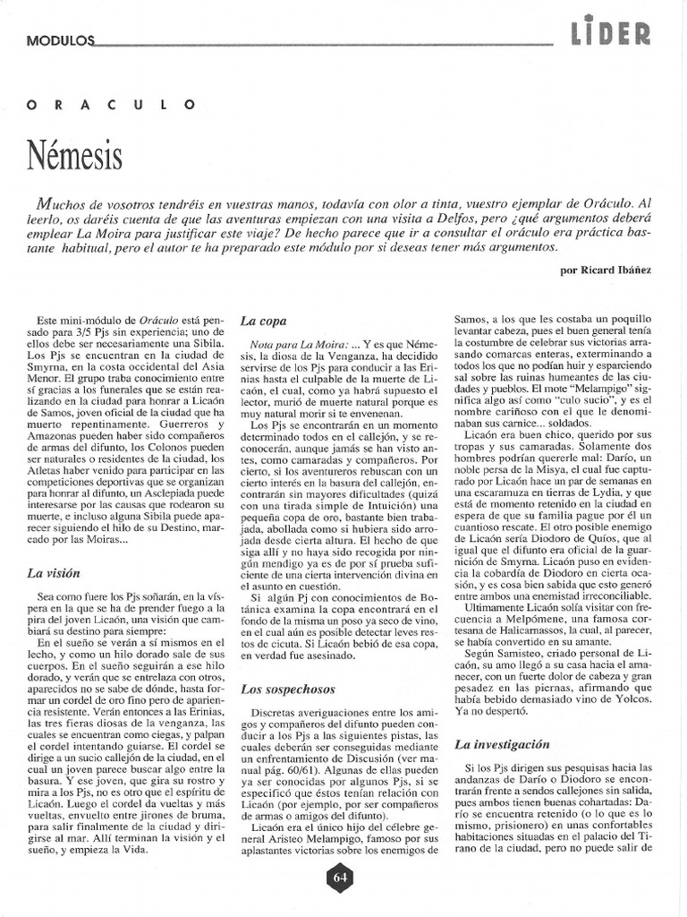 Modulos Oraculo | PDF