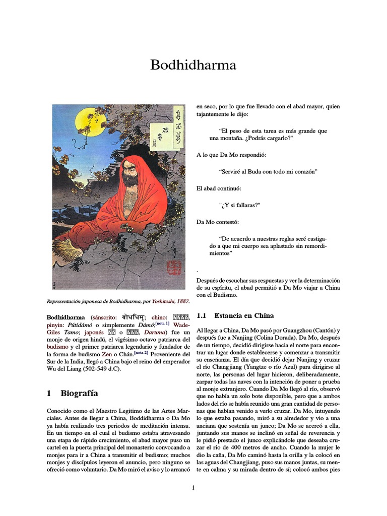 Bodhidharma | PDF