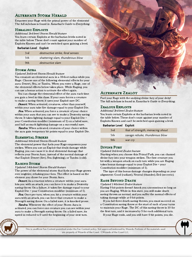 Alternate Barbarian - GM Binder (13-17) | PDF | Gaming | Gary Gygax Games