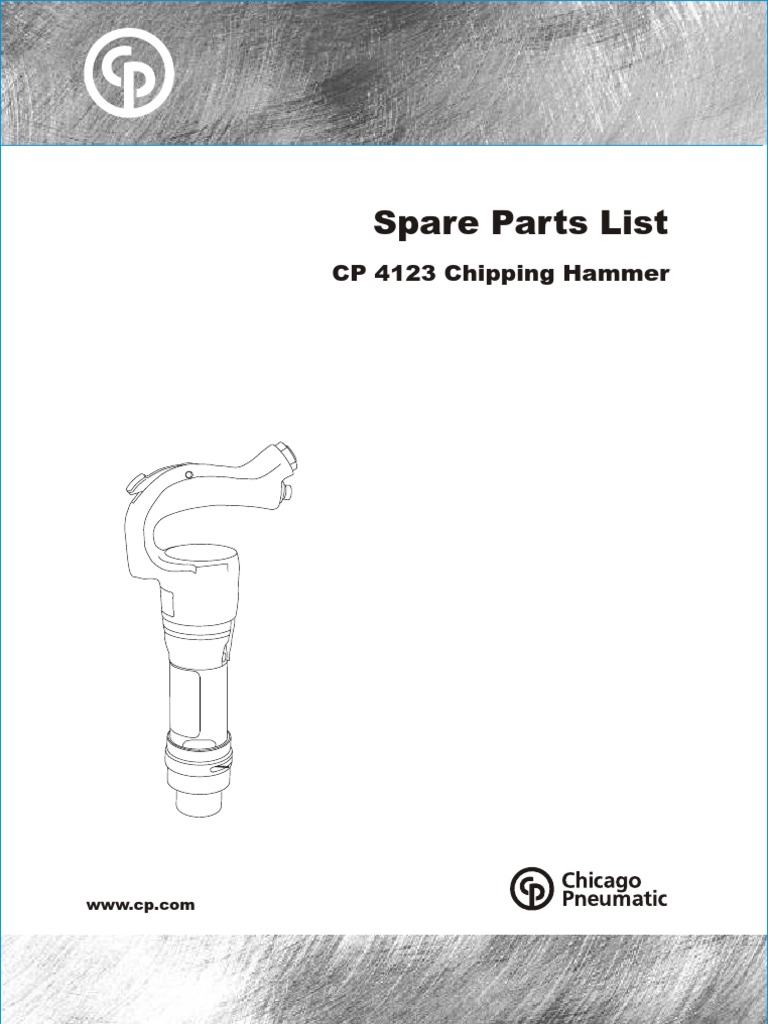 CP4123 - Chipping Hammer | PDF | Valve | Mechanical Engineering