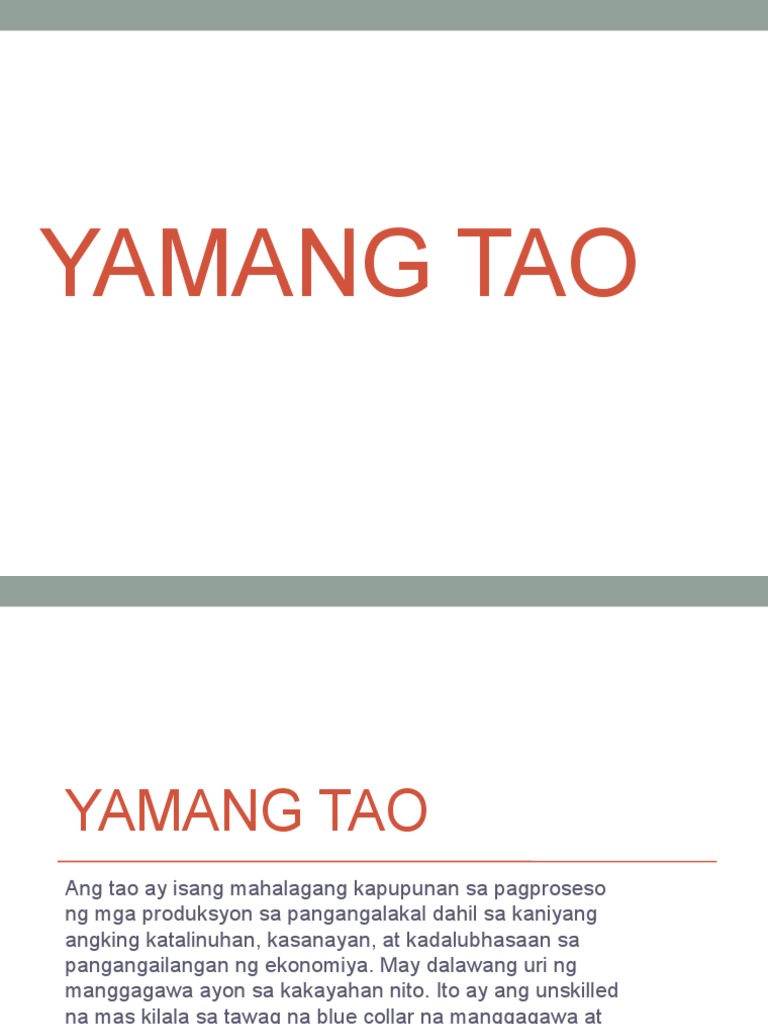 Yamang Tao | PDF