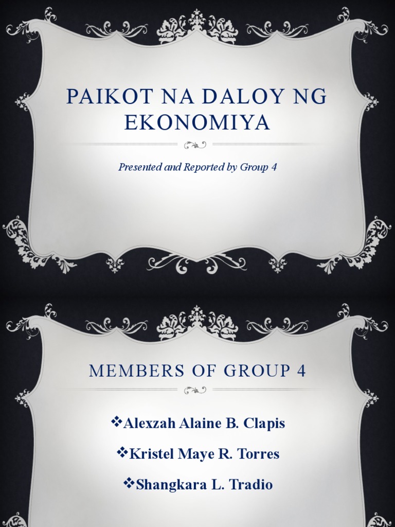 Paikot Na Daloy NG Ekonomiya | PDF