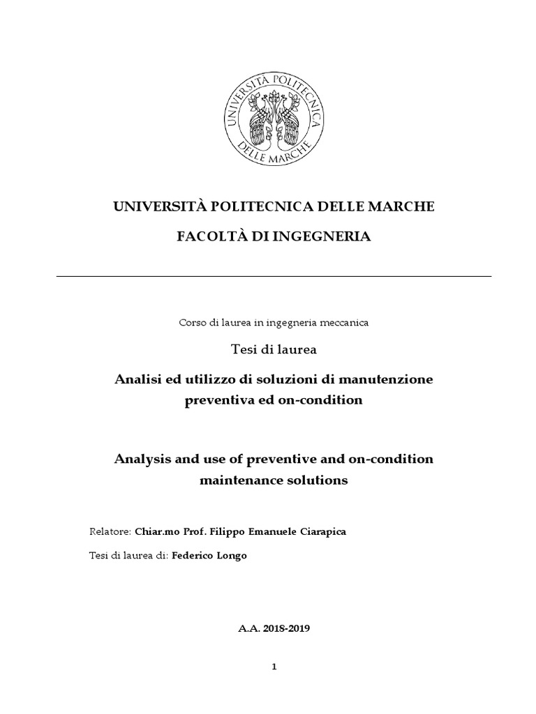 Tesi Di Laurea PDF | PDF