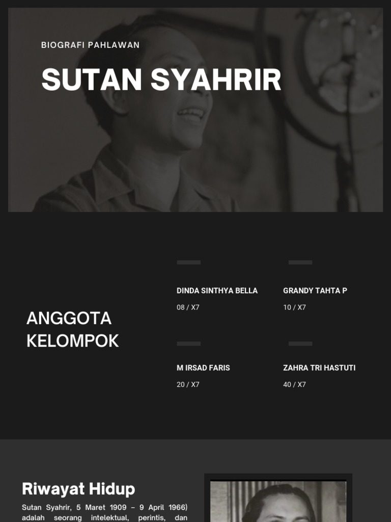 Sutan Syahrir | PDF