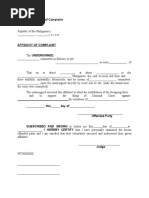 Affidavit of Arrest | PDF | Affidavit | Criminal Justice