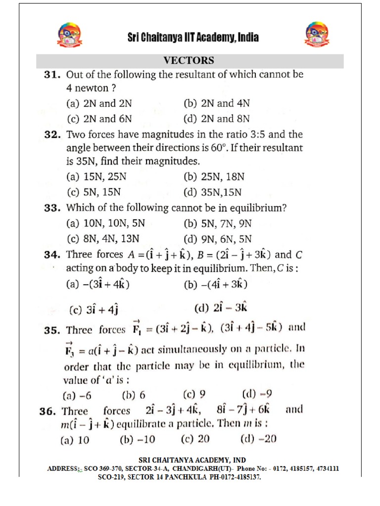 Vectors DPP-3 PDF | PDF
