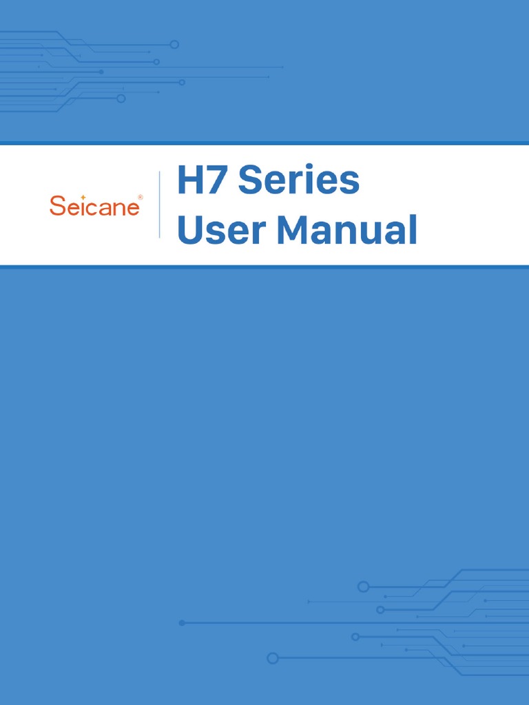 H7 Series Manual | PDF