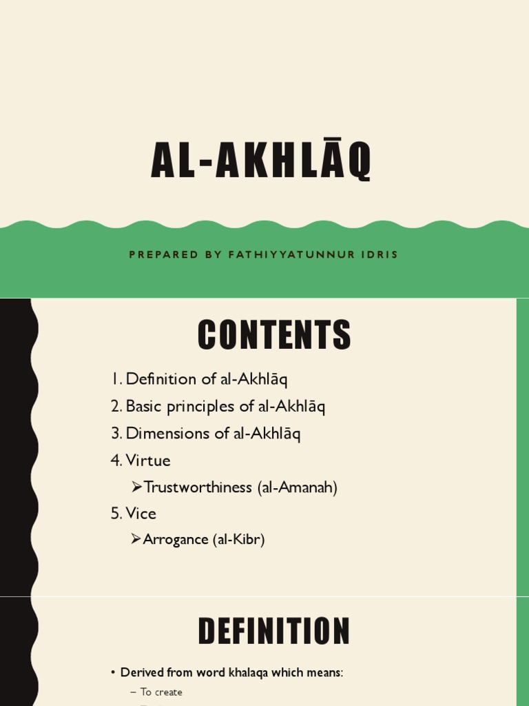AKHLAQ | PDF | Islamic Ethics | Prophets And Messengers In Islam