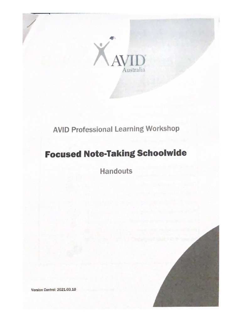 Focused Note-Taking | PDF