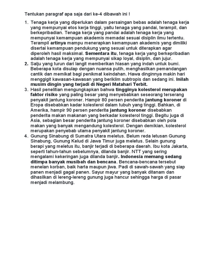 Latihan Paragraf | PDF