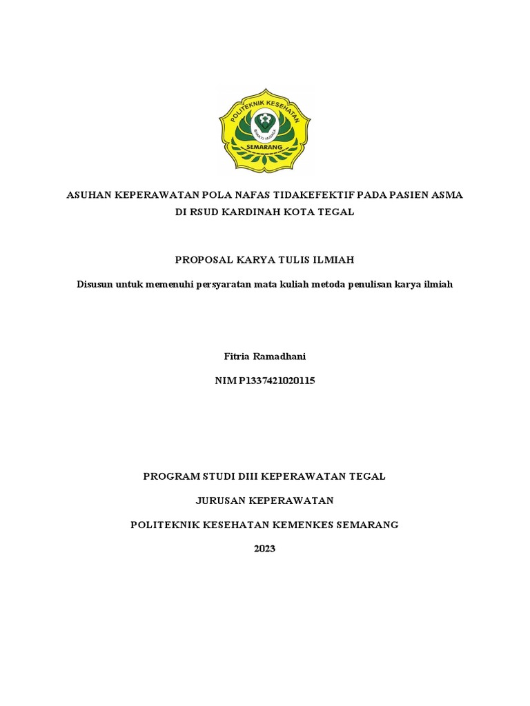 COVER, LEMBAR-LEMBAR Proposal | PDF