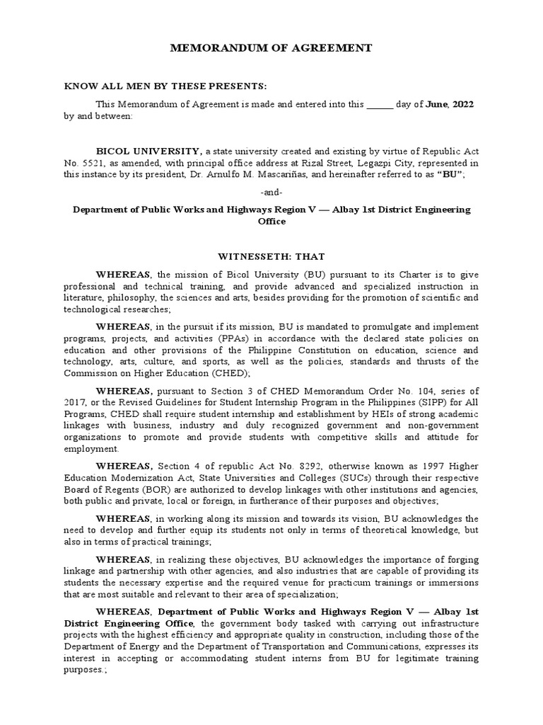 MOA ME Dept | PDF | Justice | Crime & Violence