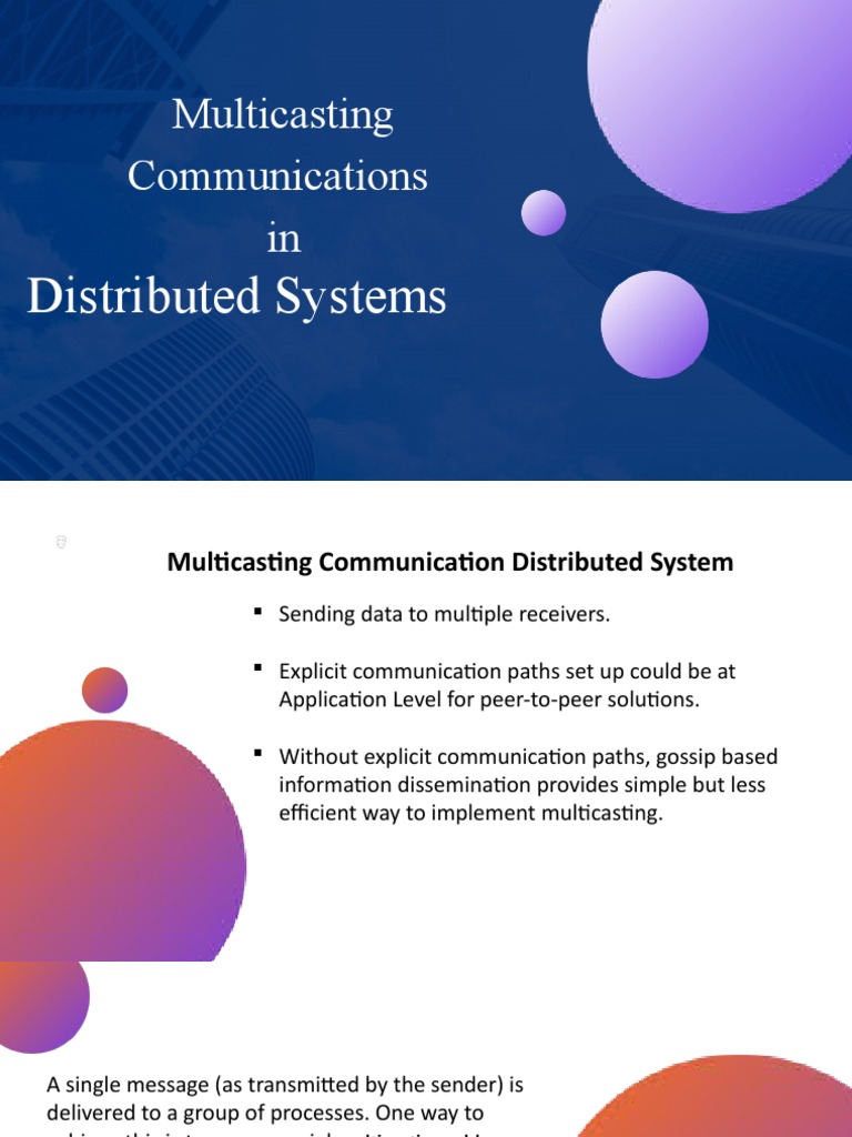 Multcasting Communication | PDF | Multicast | Internet Protocols