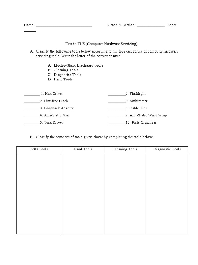 Test in TLE | PDF
