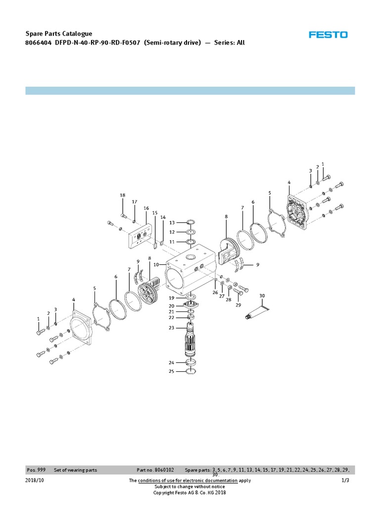 Festo 8066404 Line Drawing | PDF | Machines | Manufactured Goods
