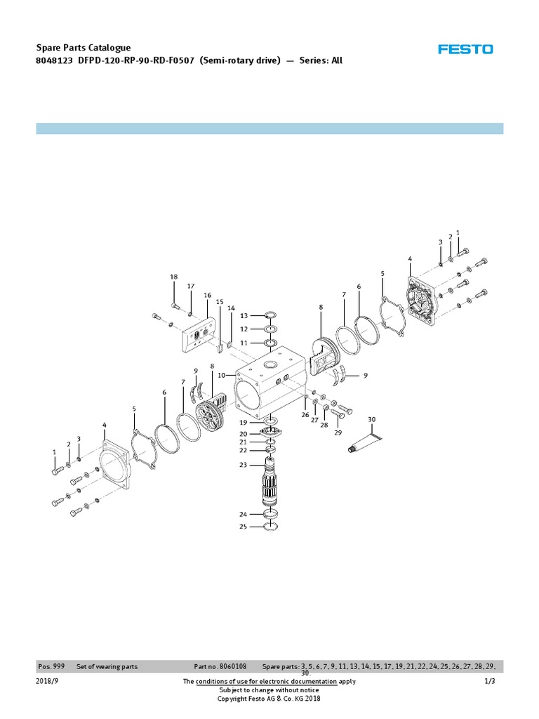 Festo 8048123 Line Drawing | PDF | Manufactured Goods | Mechanical ...