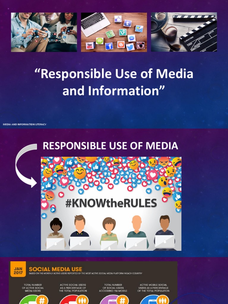 MIL Responsible Use of Media | PDF