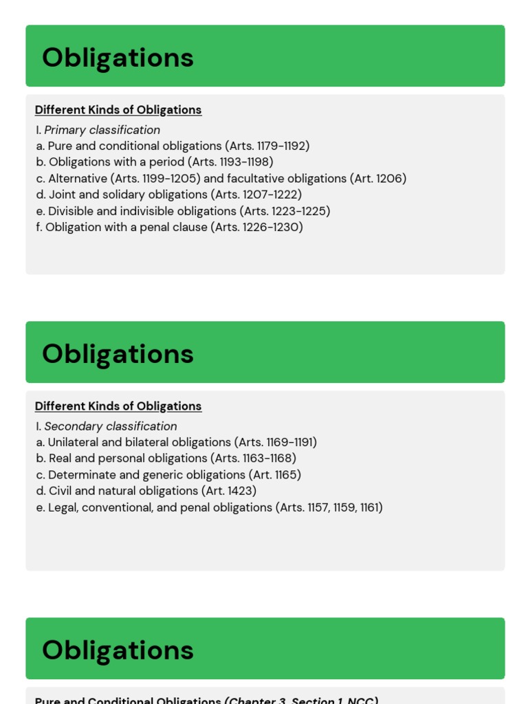 Law On Obligations and Contracts Week 6 7 PDF | PDF | Legal Liability ...