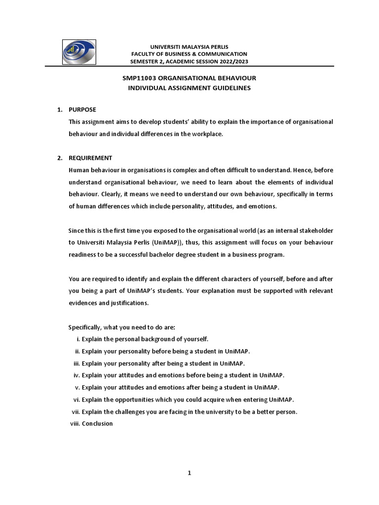 Individual Assignment | PDF