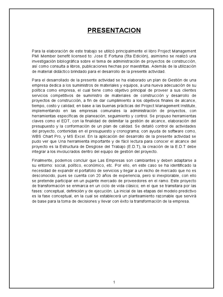 Caso Practico Planificacion y Gestion de Proyectos | PDF | Gestión de ... Caso Practico Planificacion y Gestion de Proyectos | PDF | Gestión de ...
