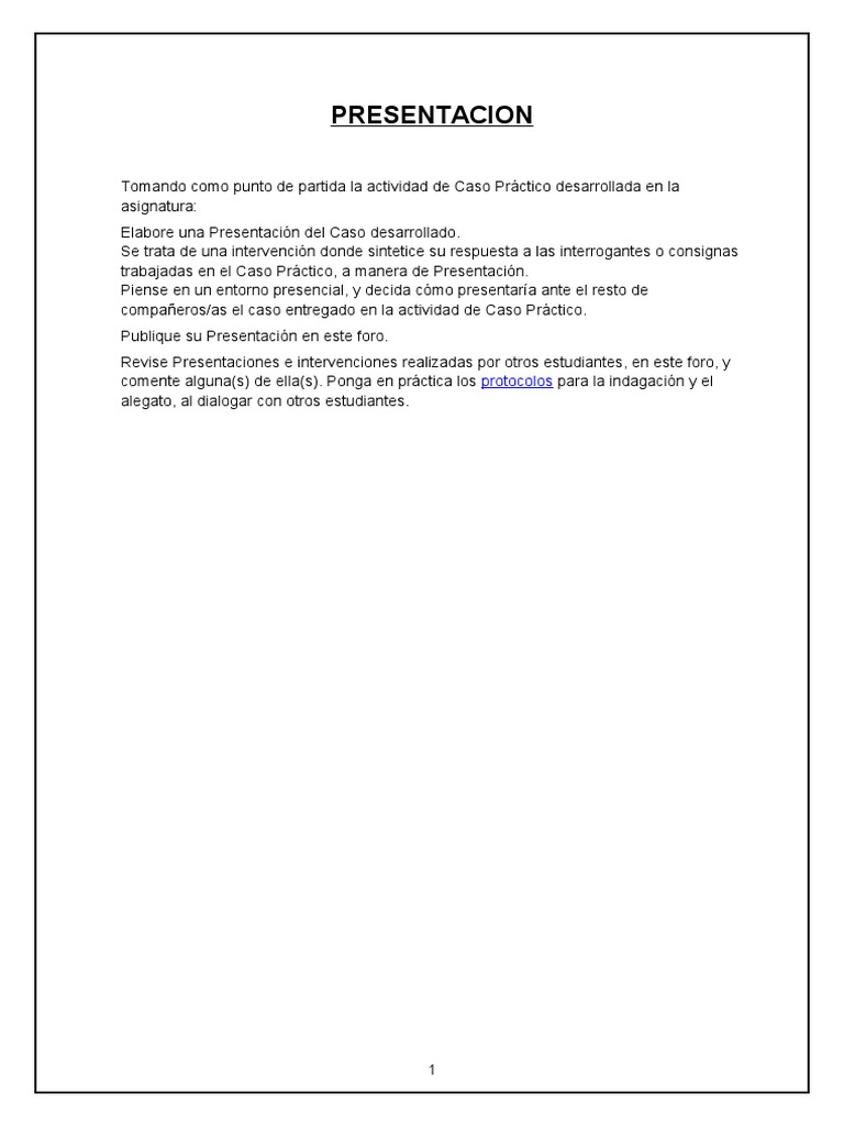 Caso Practico Gestion de Proyectos | PDF Caso Practico Gestion de Proyectos | PDF