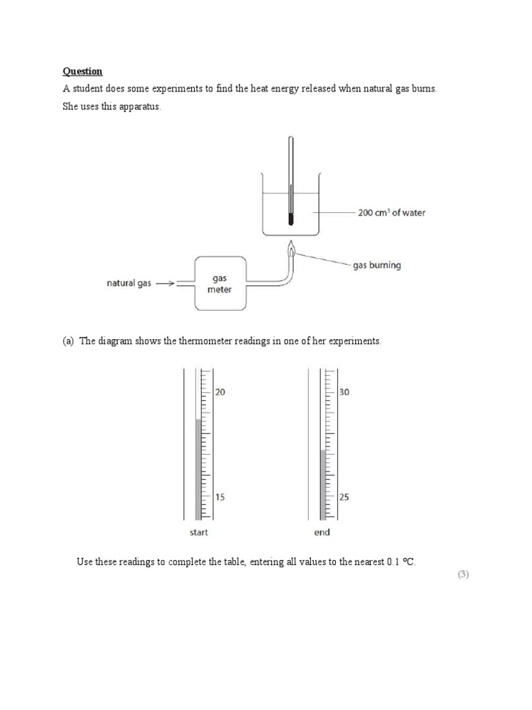 Practice Exam Question - Energetics (2014) | PDF | Enthalpy | Mole (Unit)