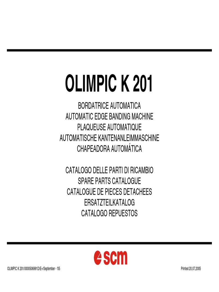 K 201 Cat Repuestos | PDF