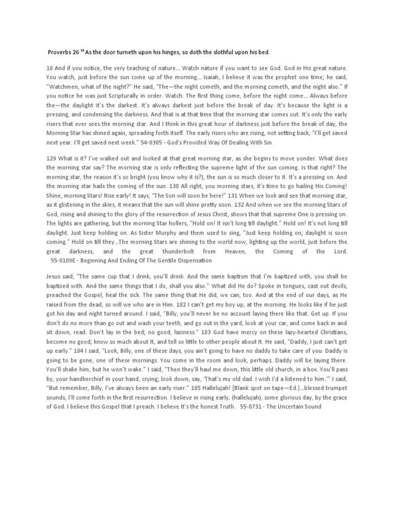 Morning Stars: Rise and Shine | PDF | Baptism | Theology