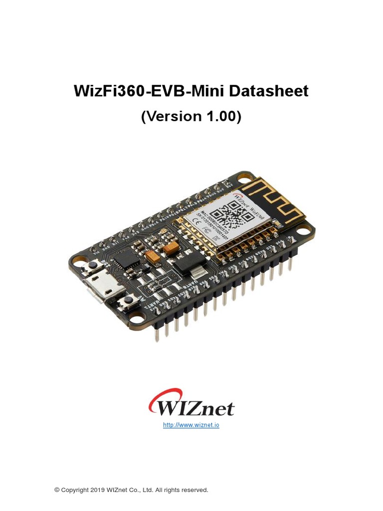 Wizfi360 Evb Min PDF | PDF | Computers