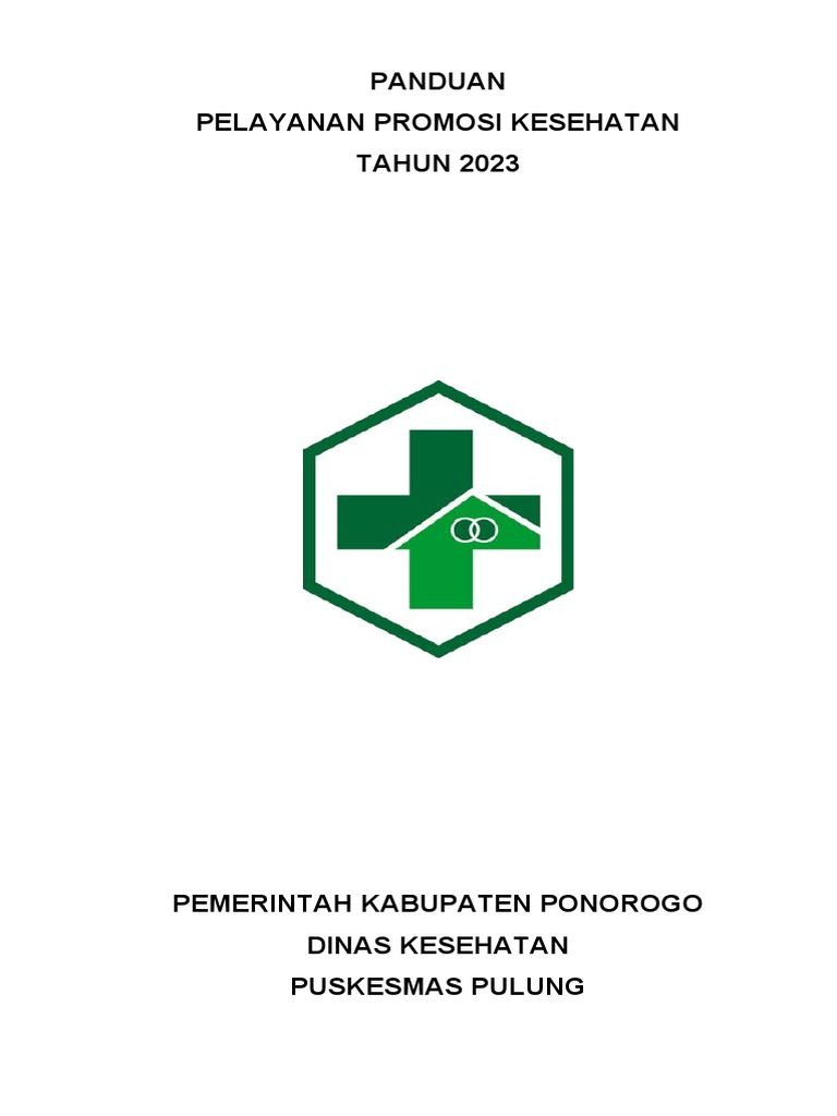 Cover Panduan Promkes | PDF