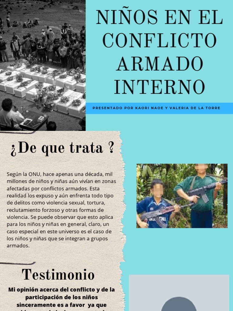 Niños en El Conflicto Armado Interno Ciencia Social | PDF | Perú ...