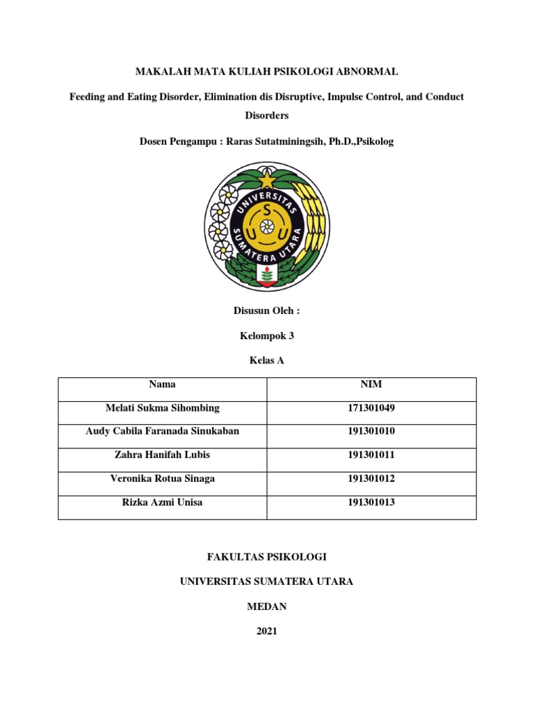 Makalah Abnormal Kel 3 Kelas A PDF | PDF | Pengembangan Diri | Kesehatan Holistik