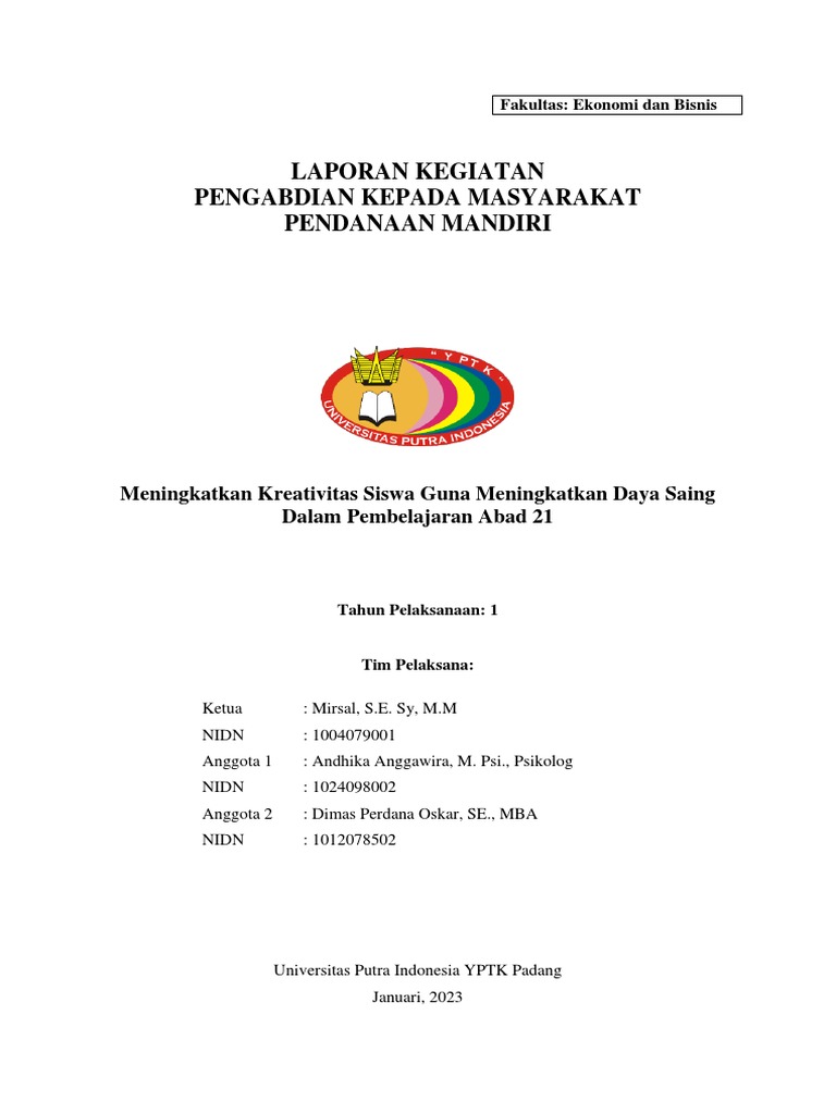 Laporan PKM 20231 | PDF