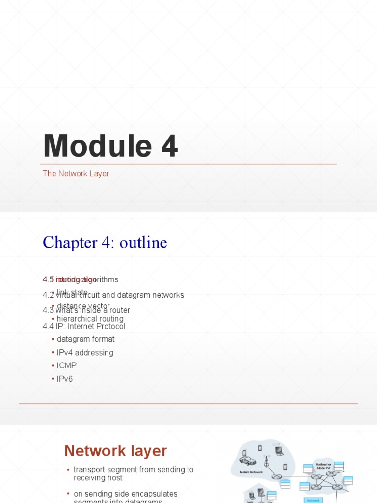 CN Module 4 | PDF | I Pv6 | Internet Protocols