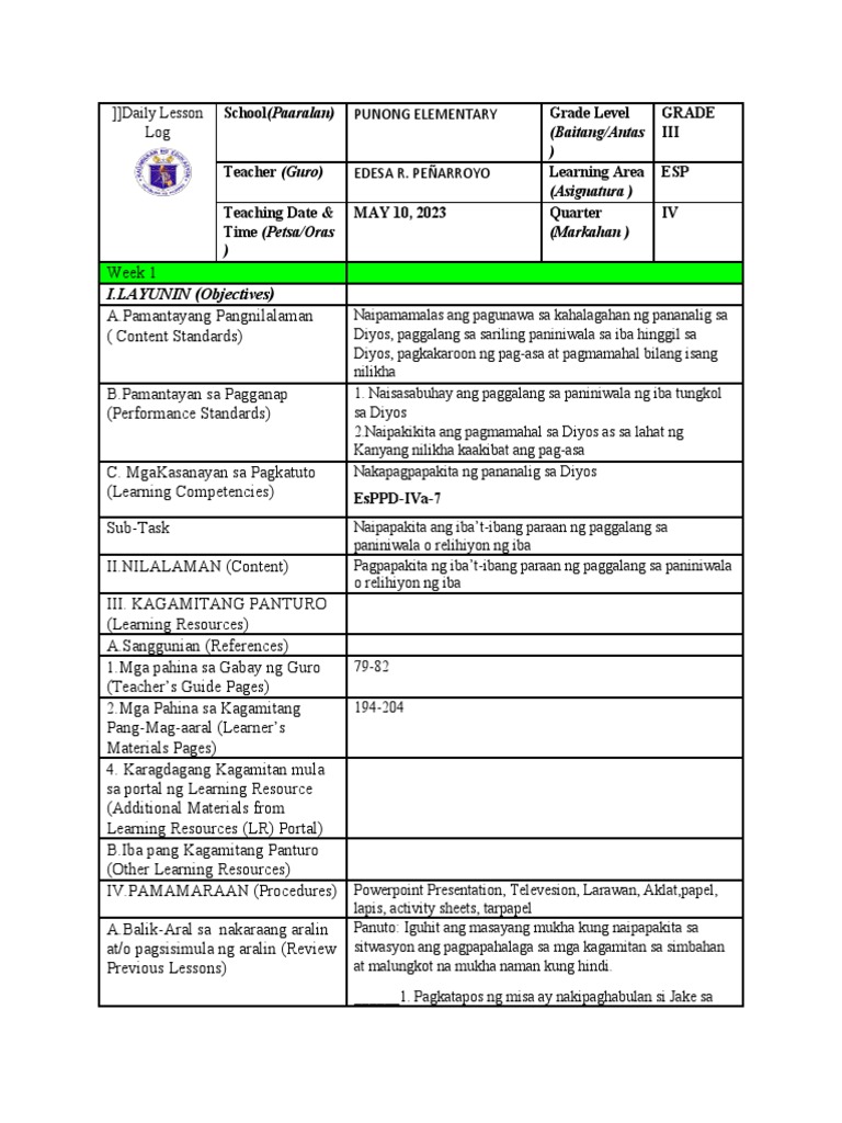 Esp3 Q4 Week 2 Day 3 Pdf