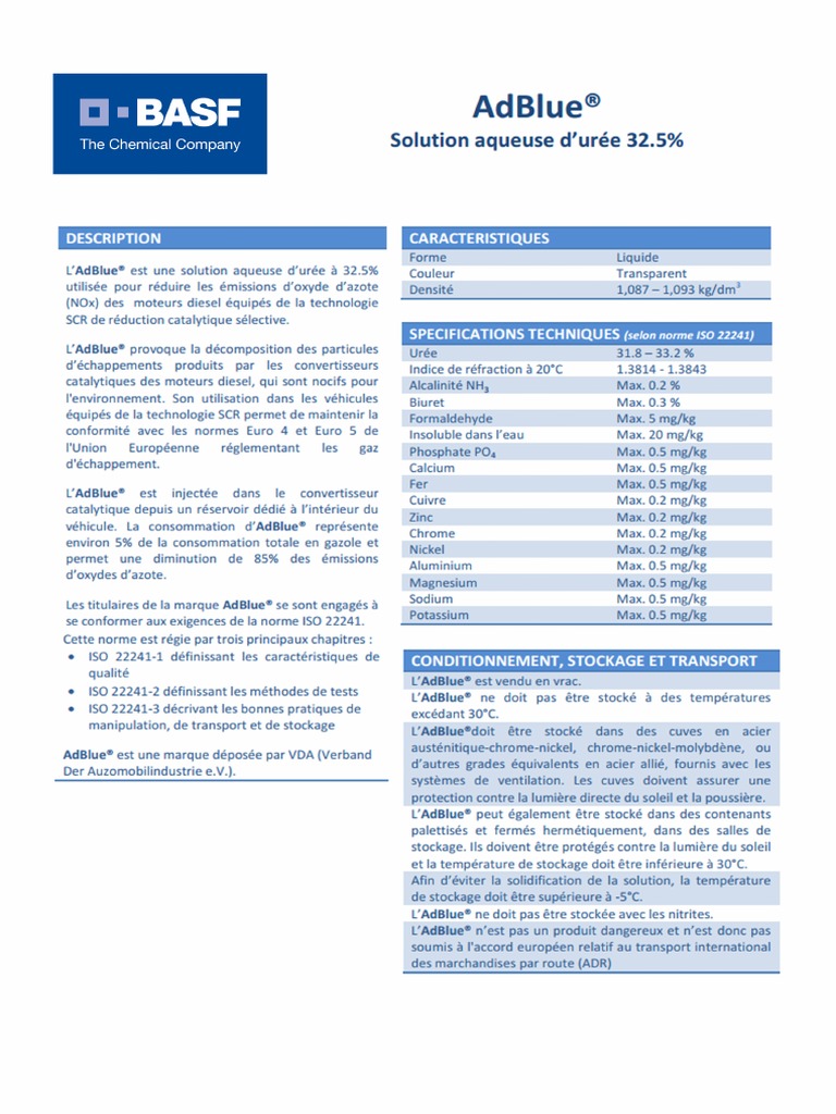 Adblue Basf | PDF