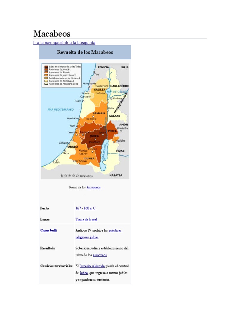Macabeos | PDF | Macabeos | Judios y judaísmo