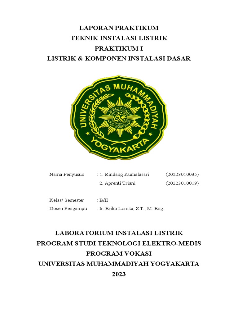 Cover Laporan Praktikum | PDF