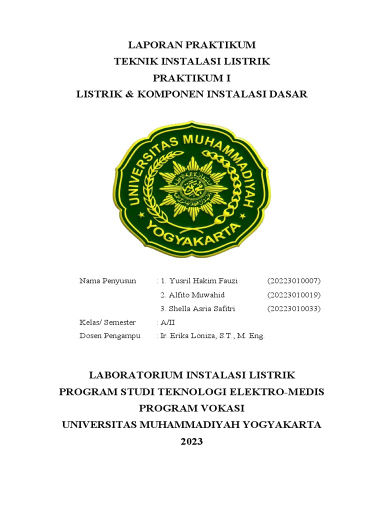 Cover Laporan Praktikum | PDF