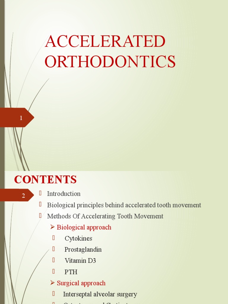 Accelerated Orthodontics | Download Free PDF | Orthodontics | Periodontology