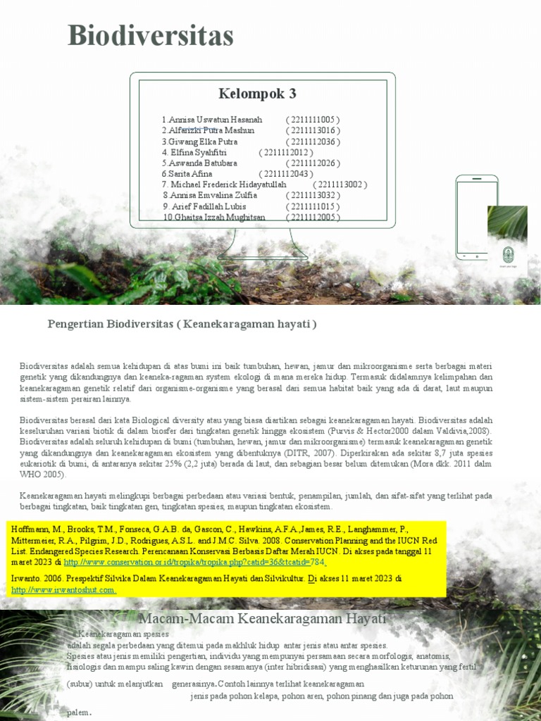LPB Kelompok 3 Biodiversitas | PDF