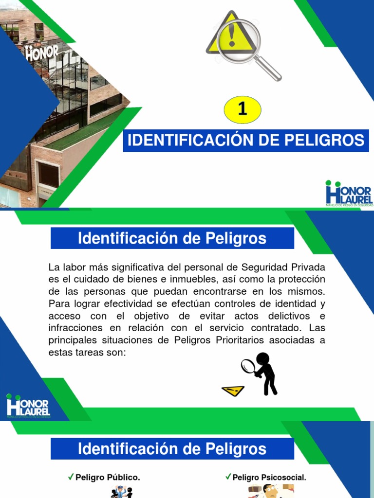 Identificación de Peligros en Seguridad | PDF | Seguridad y salud ocupacional