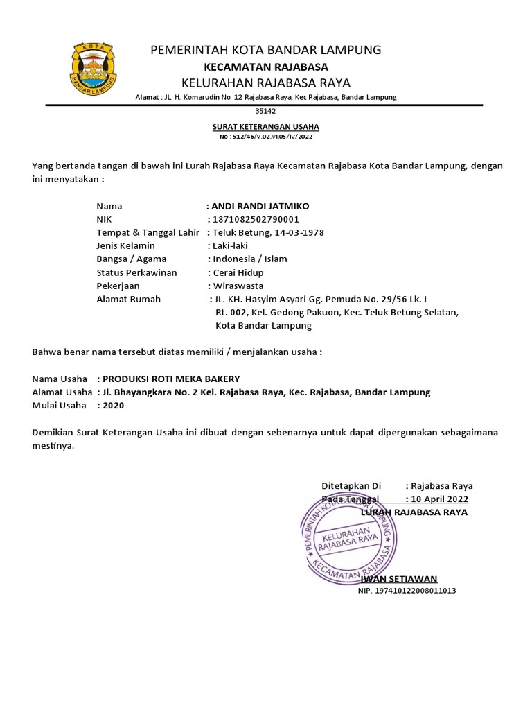 Sku Andi Randi Jatmiko | PDF